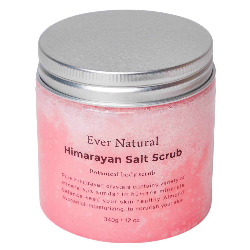 Ever Natural Himalayan Salt Body Scrub 340g Massage Salt for Butt Elbow ...