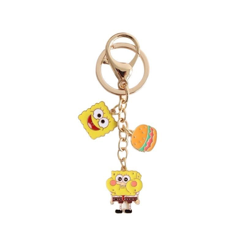 SpongeBob Patrick Star Keychain Ins Cute Niche Couple Best Friends ...