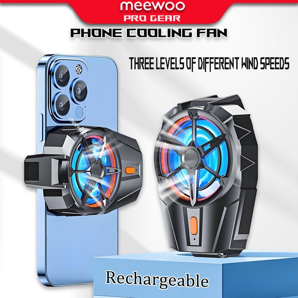 Meewoo Mobile Phone Cooler Gaming Radiator Cooling Fan Portable Mobile ...