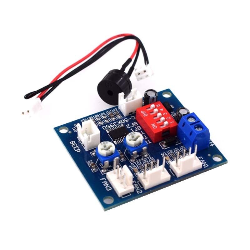 NTC 3950 Thermistor PWM Fan Temperature control Speed Controller Module 12V 4A-wire High-Temp ...