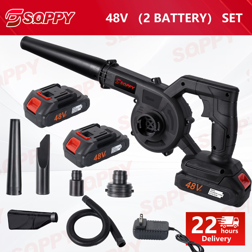 SOPPY Cordless Air Blower Vacuum Cleaners Blowing Suction 2 in 1 ...