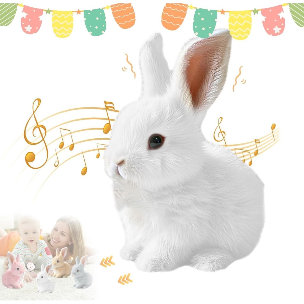 My Realistic Bunny Toy, Interactive Bunny Realistic Bunny - Jumping ...