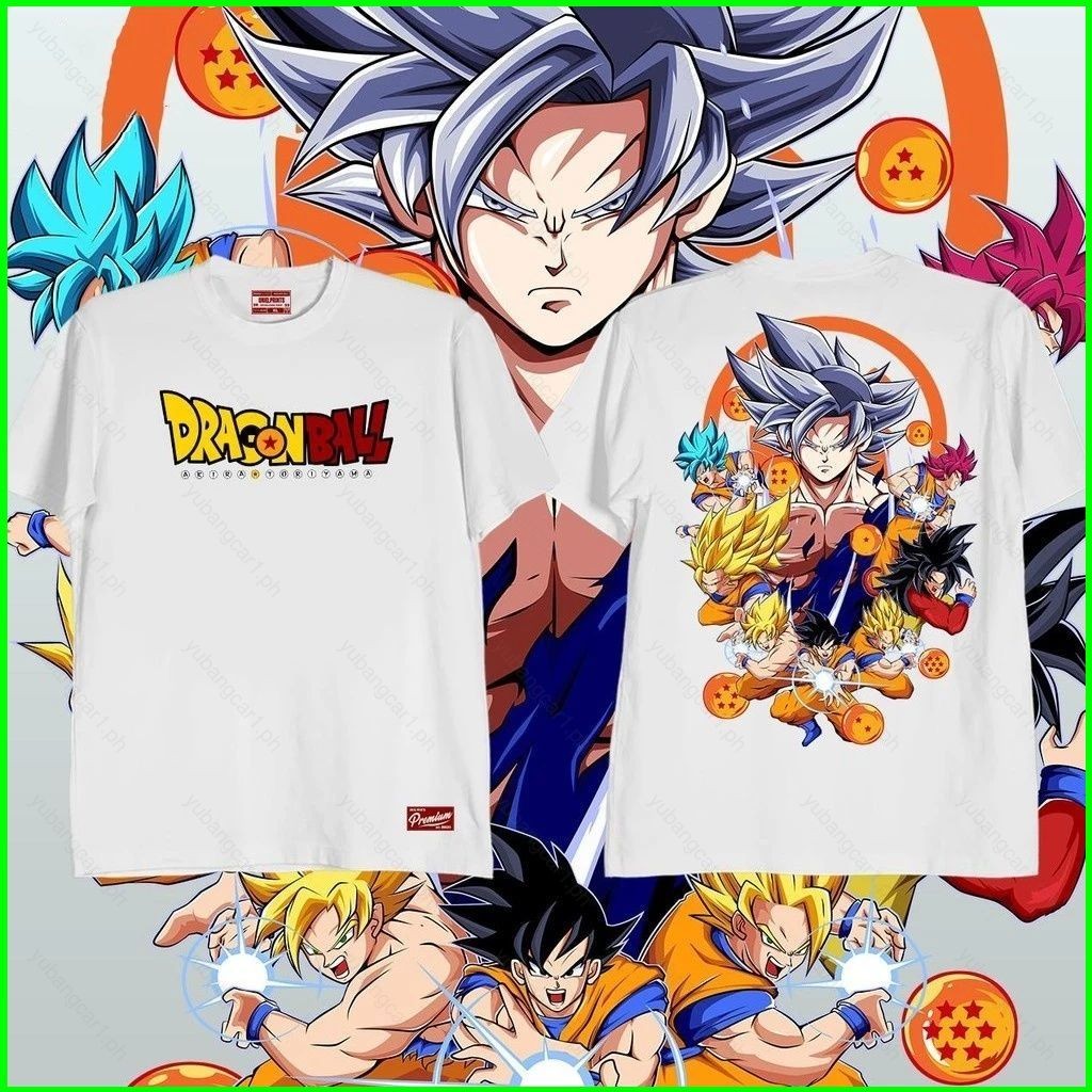 YB1 Dragon Ball Son Goku Saiyan Cosplay cloth Full Graphic summer T ...