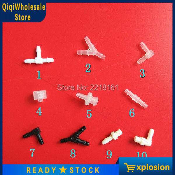 50pc 30pcs/ lot ink hose tube connector for all printers solvent /uv ...