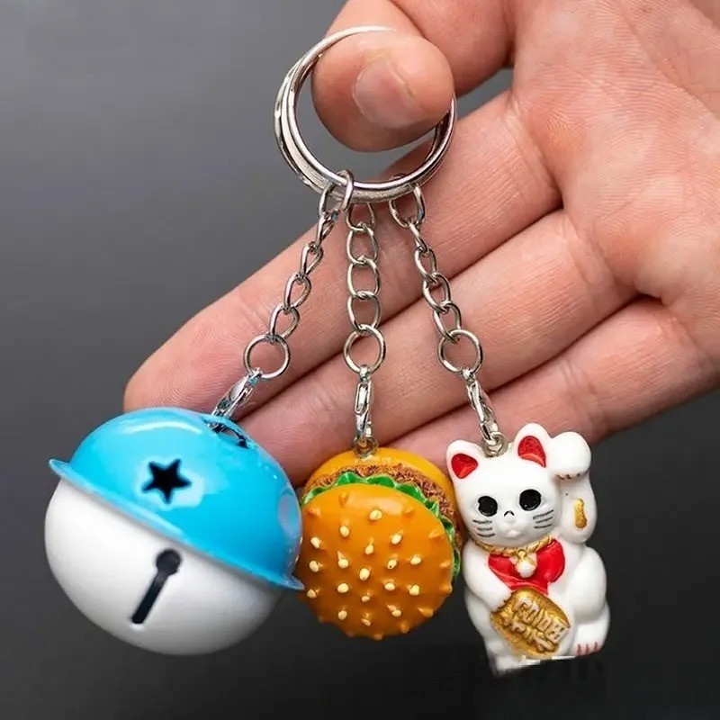 Metal Keychain Rings with Chain - Polished Blank Keychains - 50/100/200 ...