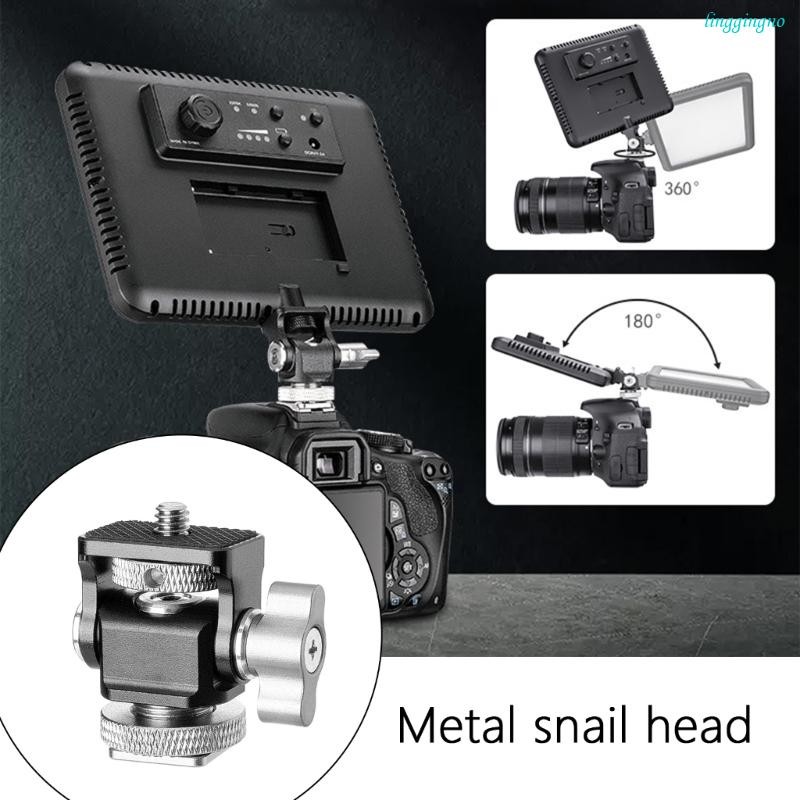 RR Adjustable Camera Monitors Mount Hot Shoe Bracket Standard 1 4in 360 ...