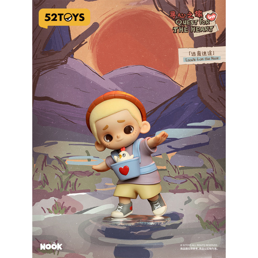 Genuine 52TOYS NOOK quest for the heart Series blind box official art ...