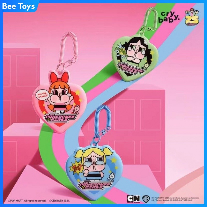 P POPMART POPMART CRYBABY x Powerpuff Girls Series Card Holder Mystery ...