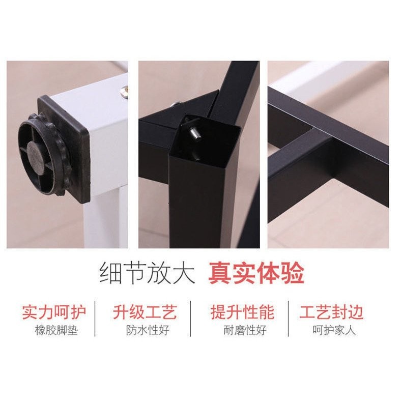 Stainless Steel Square Tube Metal Computer Desk Table Stand Table Leg ...