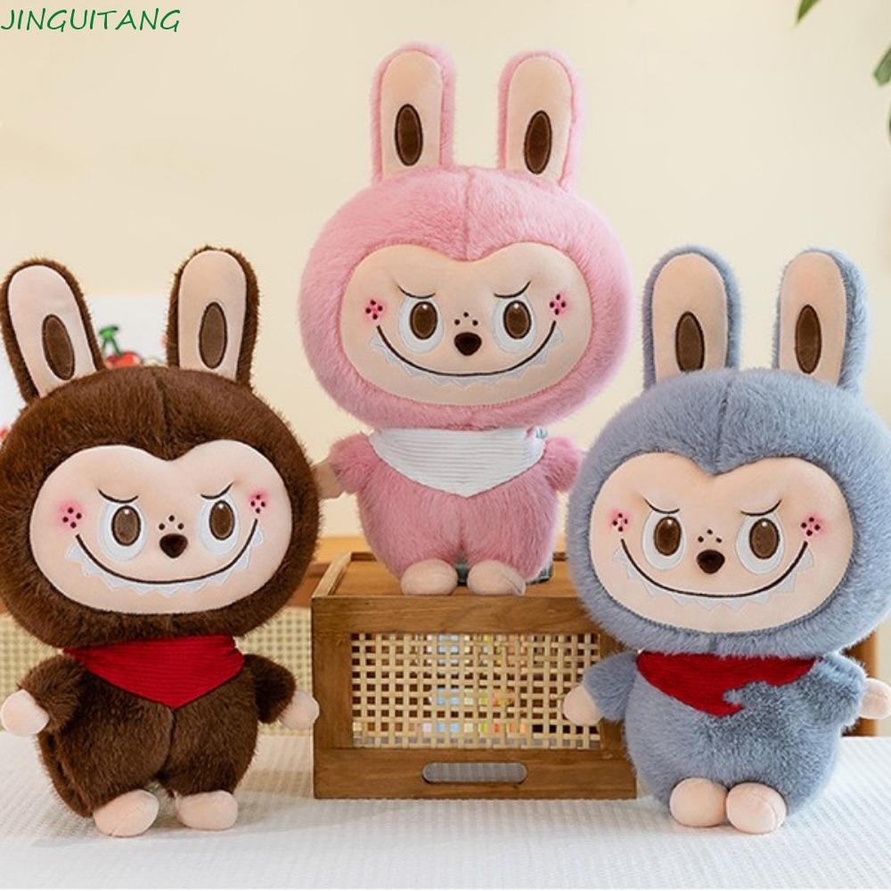 JINGUITANG Labubu Plush Stuffed Doll, Big Eye Cartoon Labubu Time Plush ...