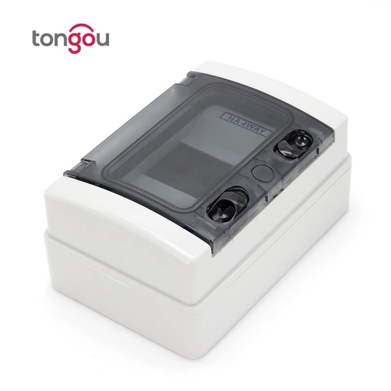 4 Ways Electrical IP65 ABS Plastic Waterproof Power Distribution Box ...