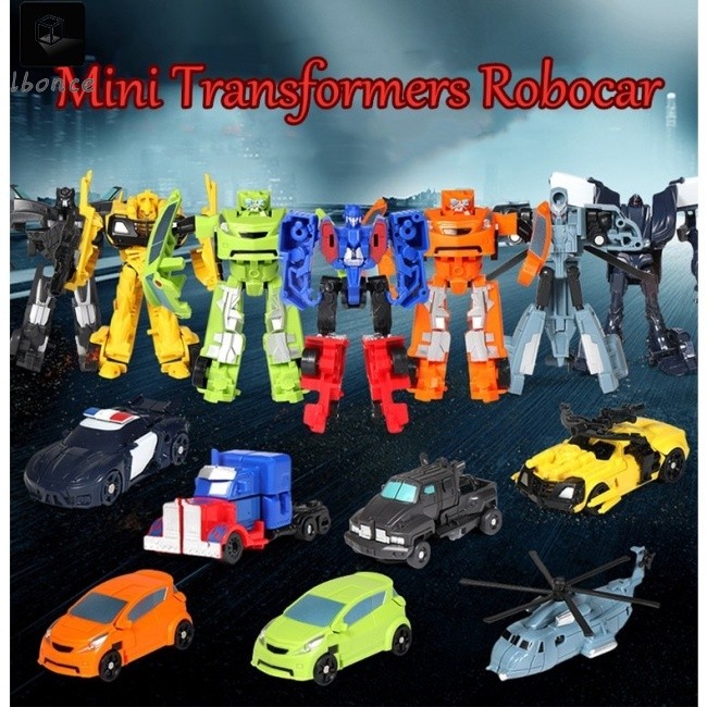 Kids Mini Prime Robot Toys Kid Ratchet Mirage Transformer Model Toy Car ...