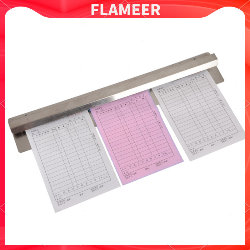 Docket Holder Stainless Steel Order Rack Invoice Check Ticket | Shopee ...