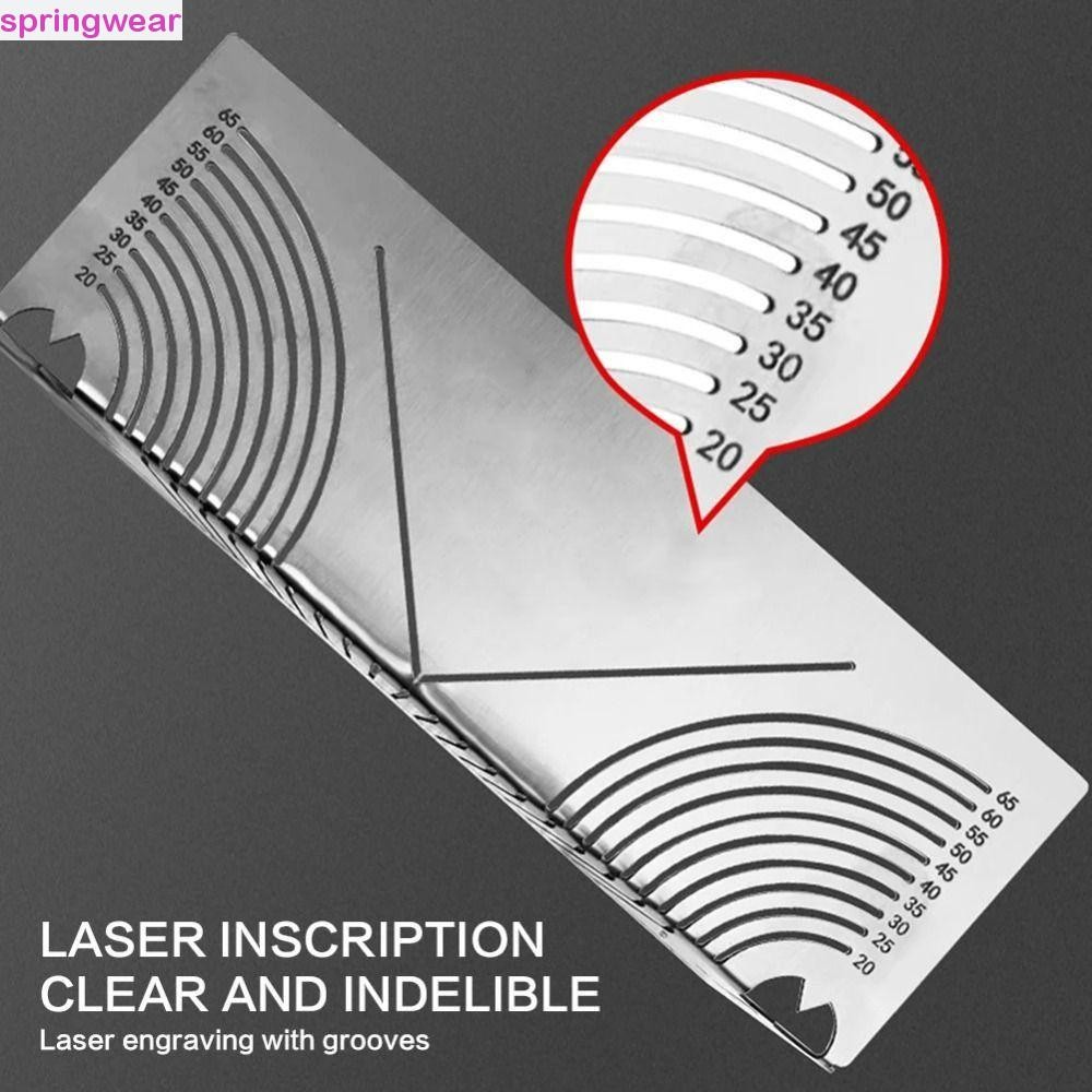 SPRINGWEAR Square Tube Folding Ruler, Stainless Steel Multifunction ...
