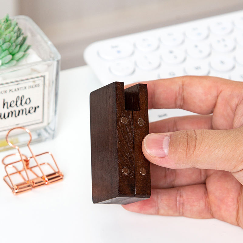 Walnut Magnetic Pigment Color Box Color Palette diy Portable Magnet ...