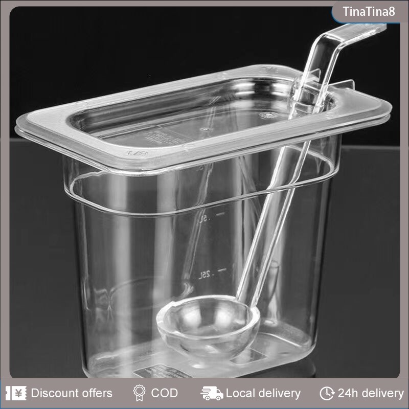 PC container spoon Powder spoon/jam Scooper for Milktea/Long Handle ...