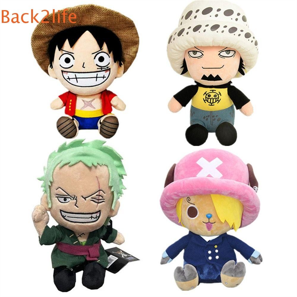 BACK2LIFE Plush Toys Cartoon 25CM Monkey D Luffy Ace Law Stuffed Toys ...