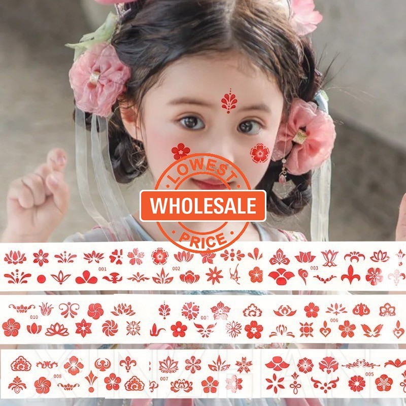 [Wholesale Price] Chinese Style Forehead Stickers - Festive Party Photo ...