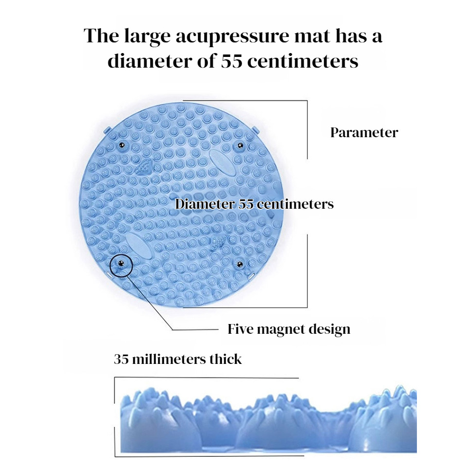 Round Foot Massage Cushion super pain Magnetic therapy Foot Massage ...