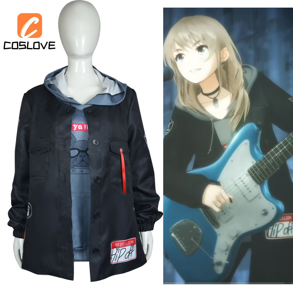 Anime Girls Band Cry Kawaragi Momoka Cosplay Clothing Full Set Costume ...
