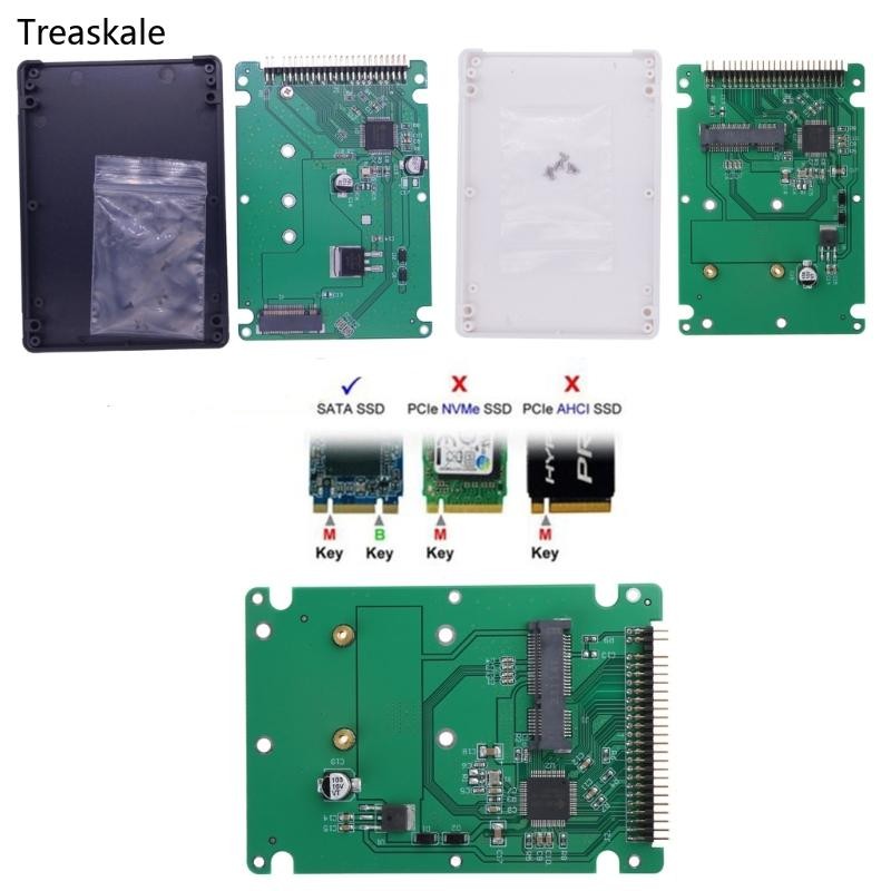 TREA PCIE msata SSD to 2 5 44Pin IDE HDD Hard Drive Adapter Card Mini ...