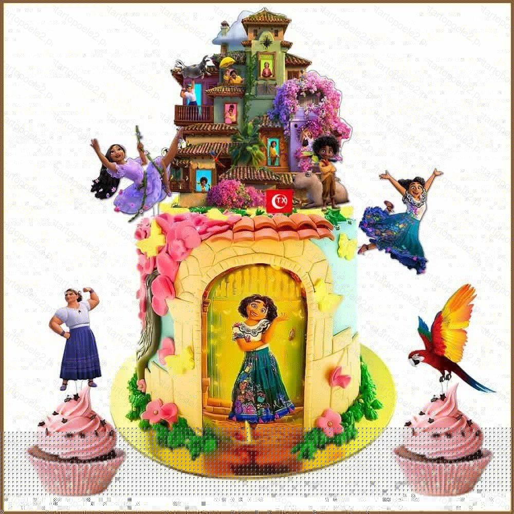 ST2 Encanto Birthday party cake toppers decoration cartoon set TS2 ...