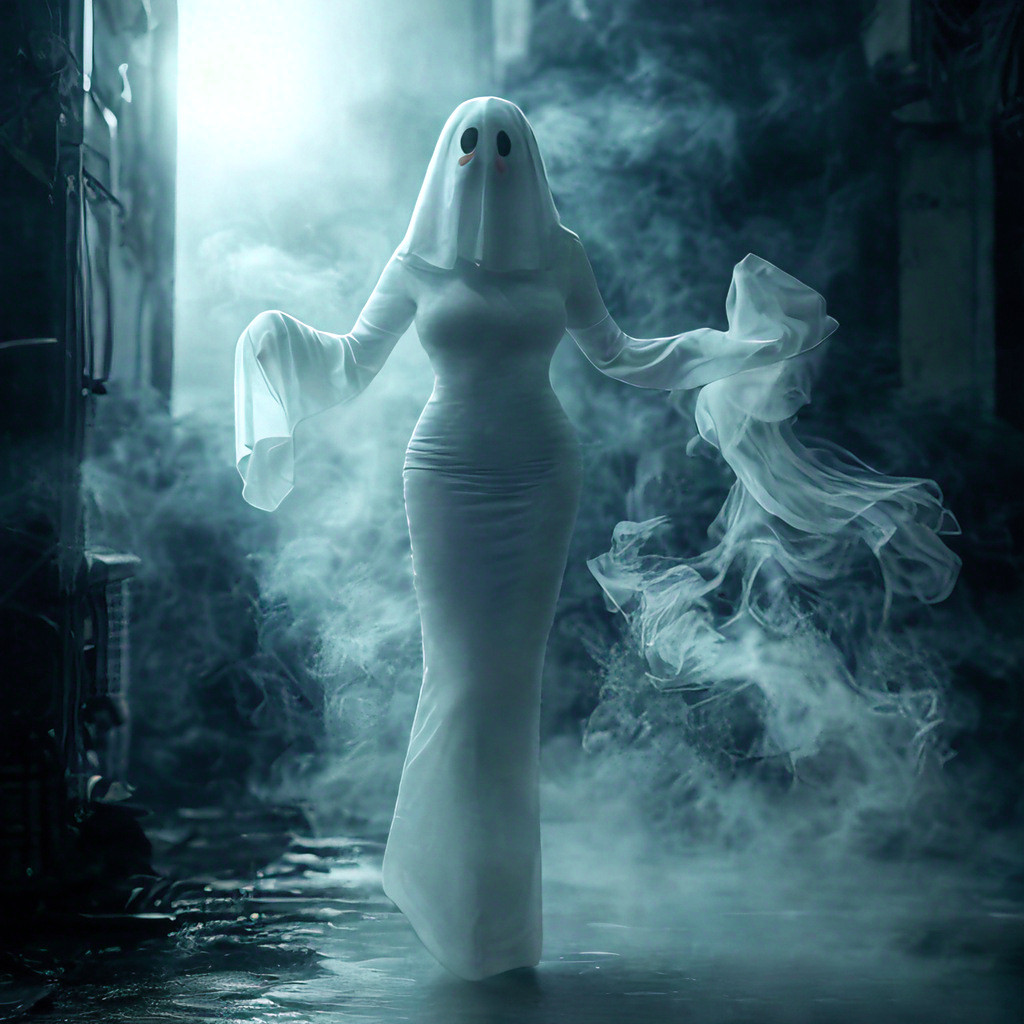 Ghost Mother cosplay costume, Mrs. Apricot's cute ghost dress, women's ...