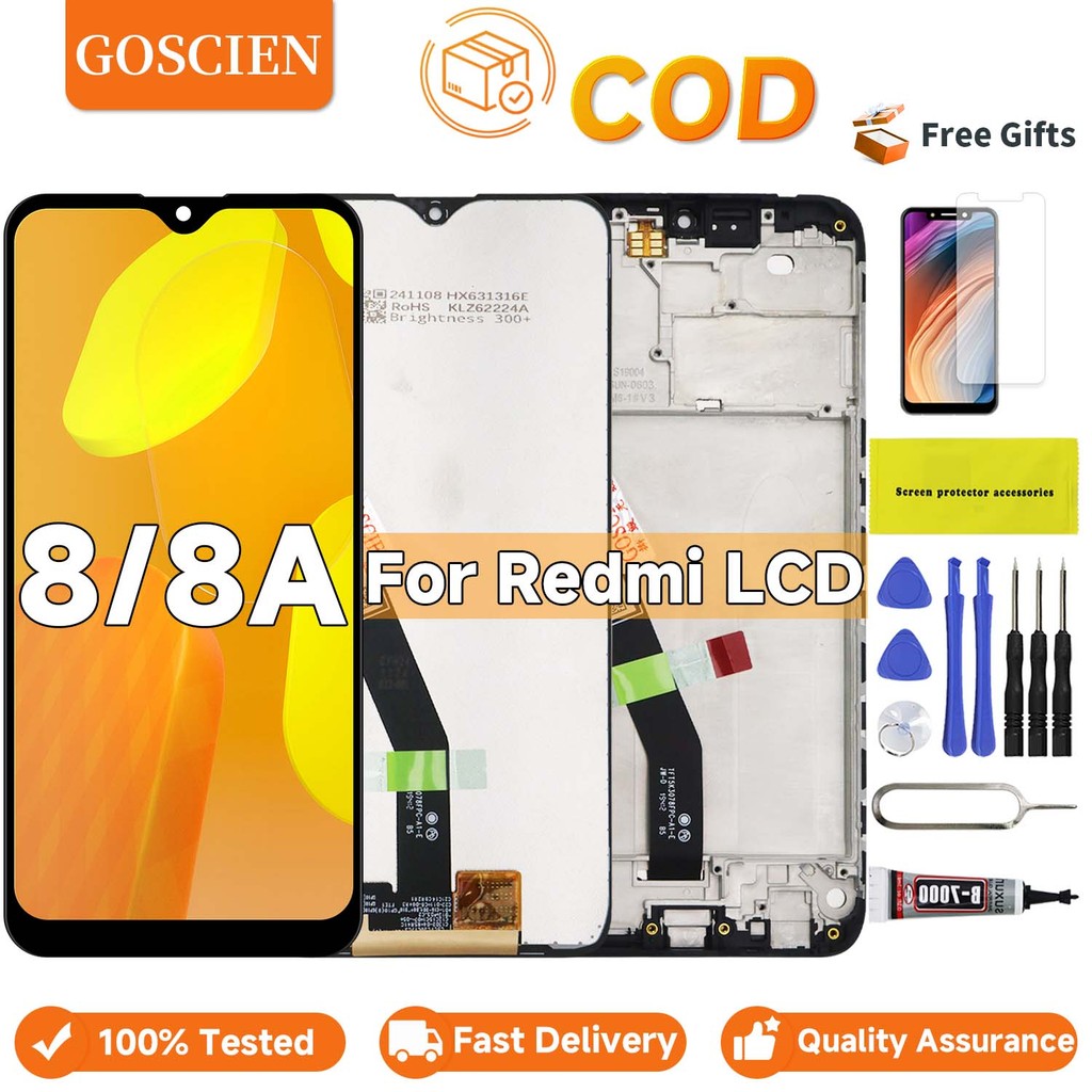 For Xiaomi Redmi 8 Redmi 8A LCD Display with Frame Touch Screen ...