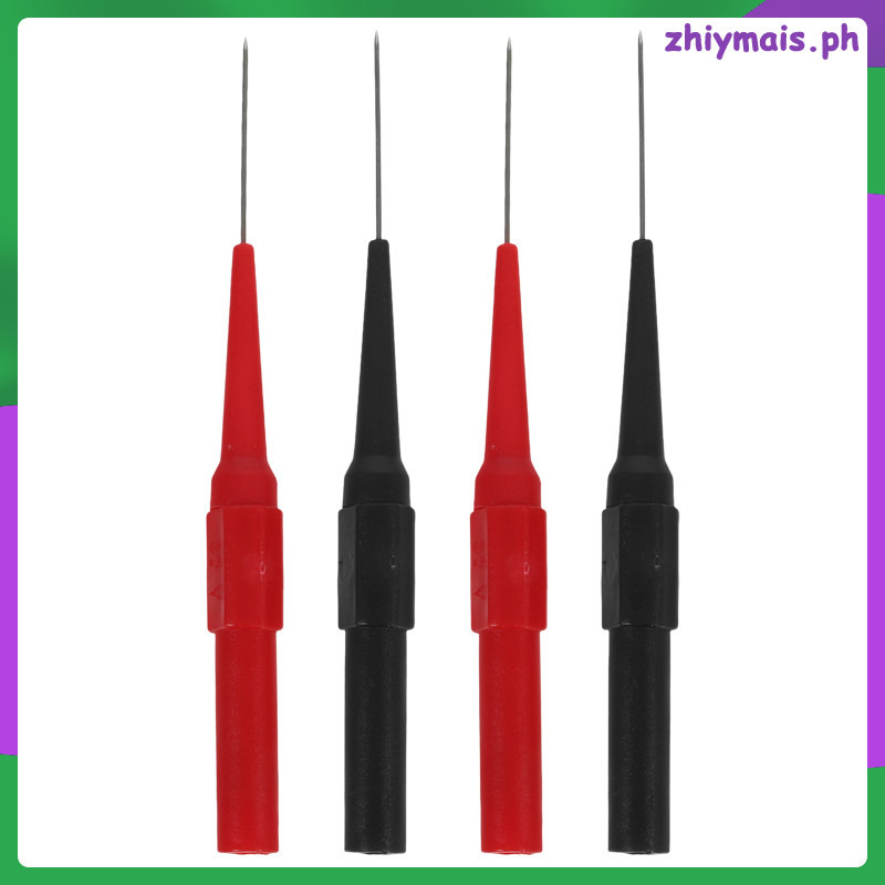 4 Pcs Circuit Test Probe Automotive Tools Meter Leads Back Kit Testing ...