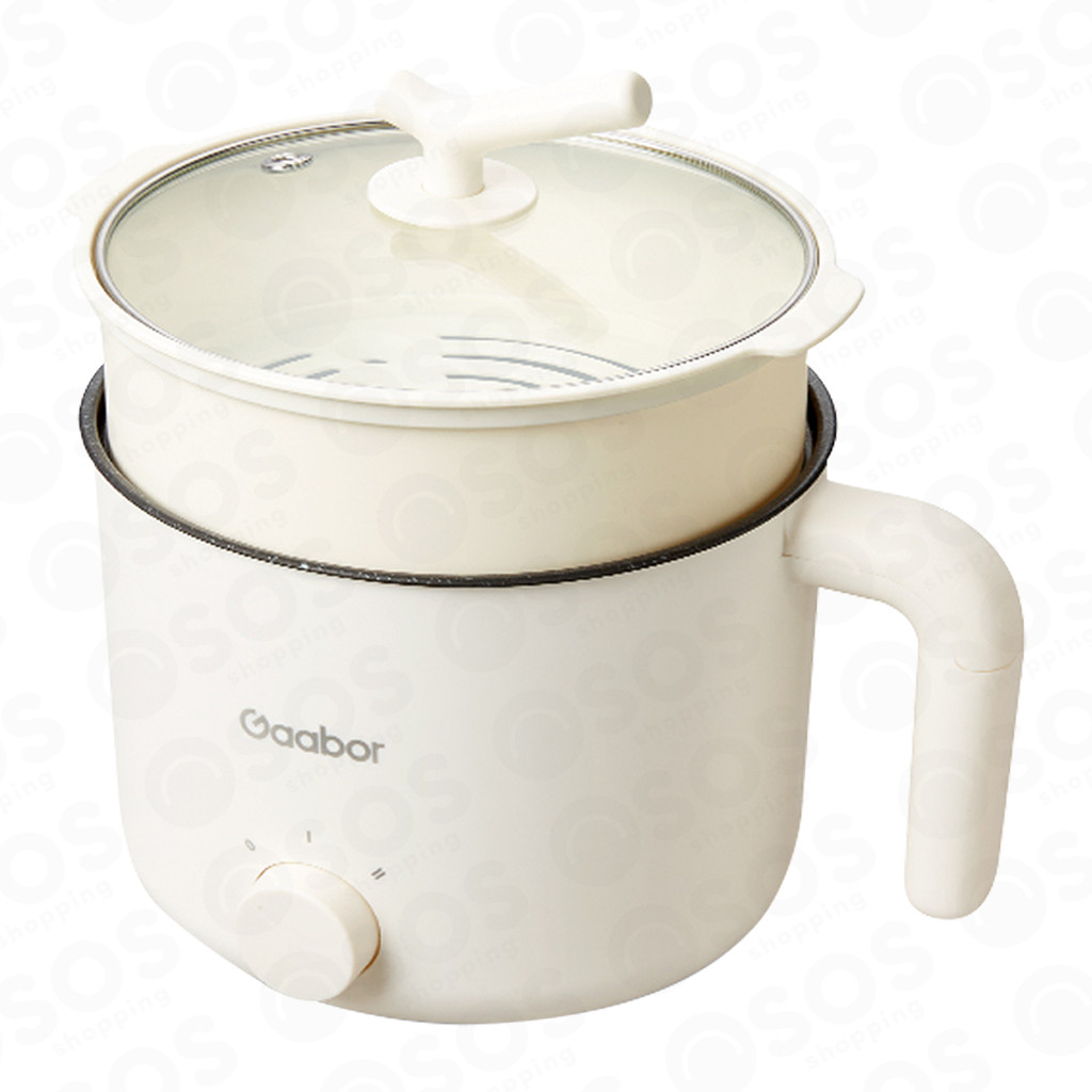 GAABOR 1.5 Liter Multi-purpose Cooker Non-Stick Electric Pot with 1L ...