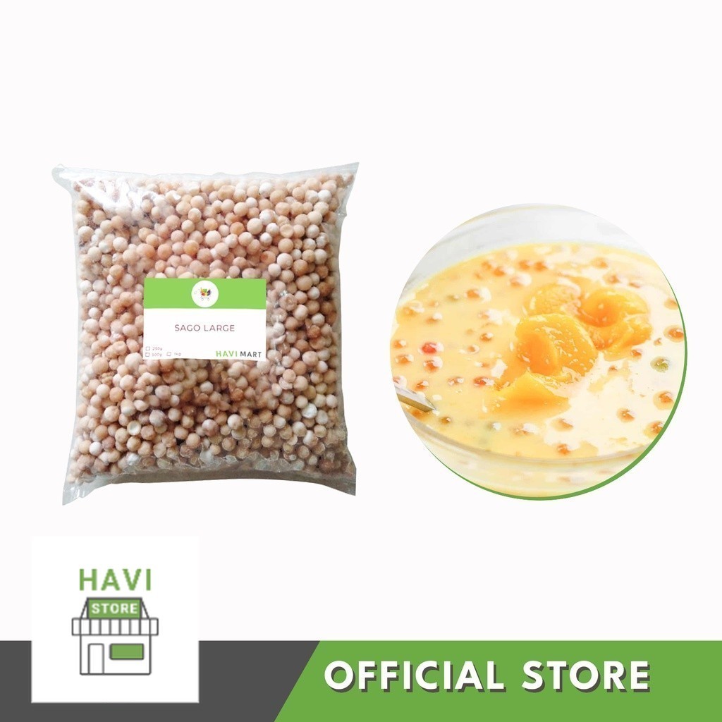 HAVI STORE Premium Sago Big 250g | Shopee Philippines