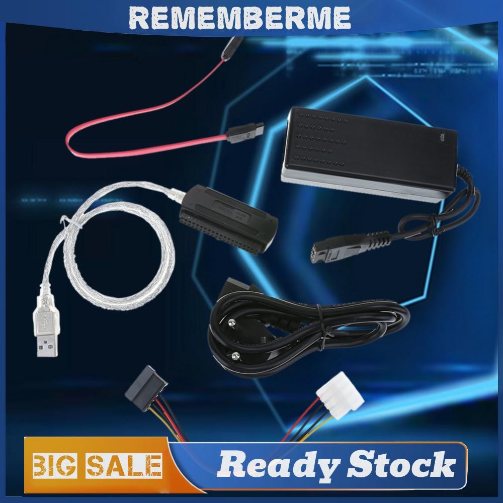 SATA/PATA/IDE Drive to USB 2.0 Converter Cable for HDD with External ...