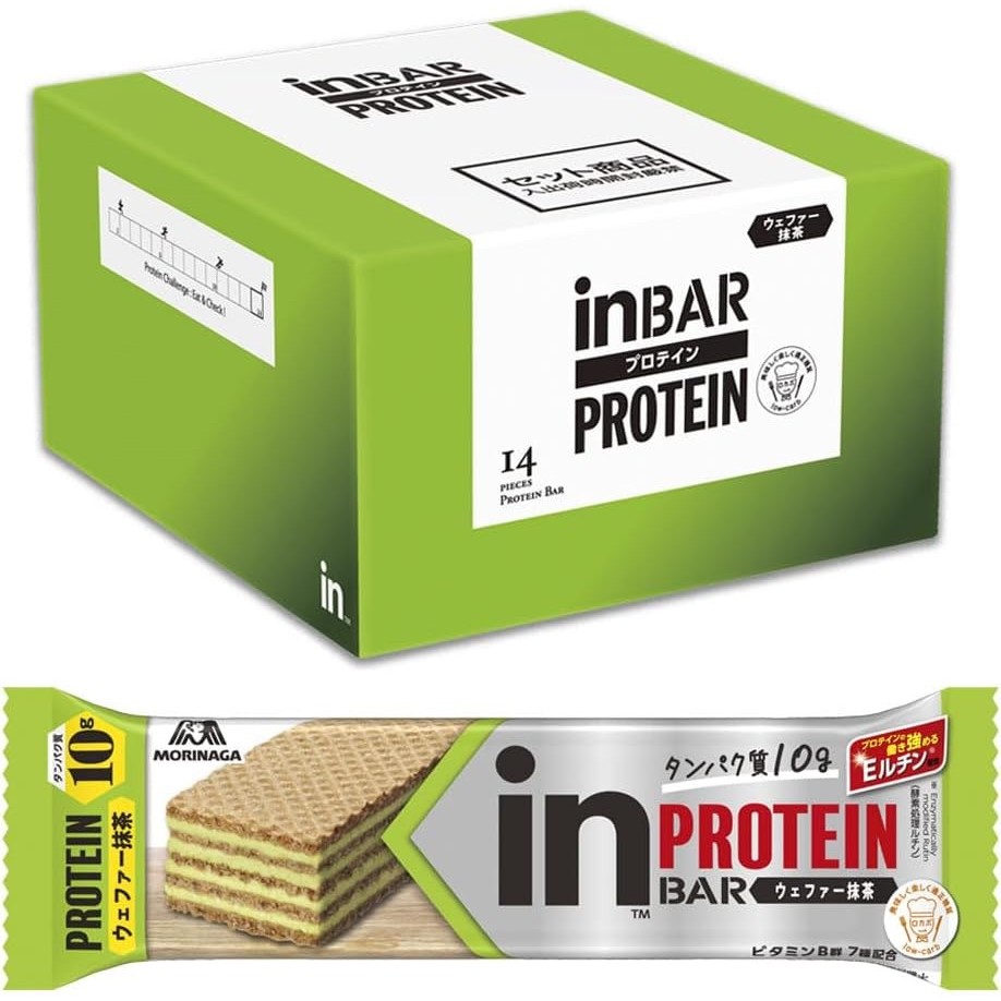 Direct from Japan in Bar Protein Matcha (14 pieces x 1 box) Protein Bar ...
