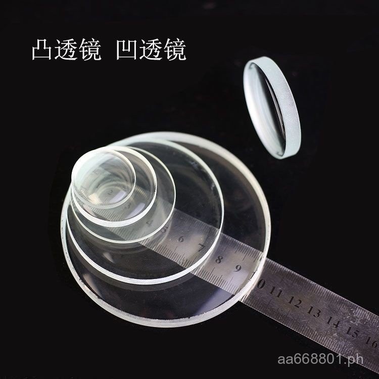 Self-Made Glass Double Convex and Concave Flat Convex Lens Pieces of ...