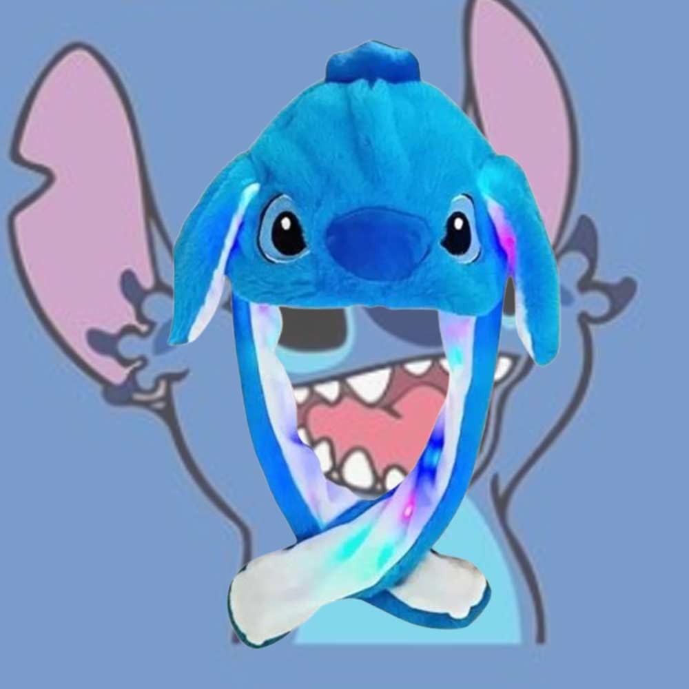 Lilo & Stitch Hat Light Up Colorful LED Stitch Hat Moving Ears Dance ...