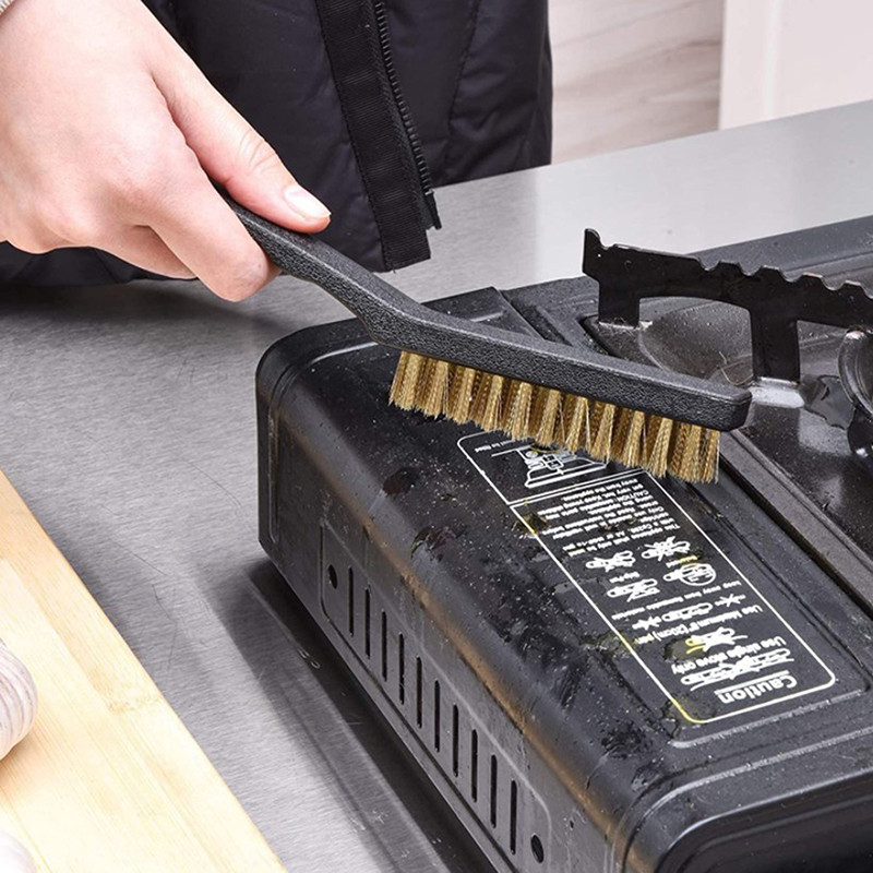 GMARTY 1pcs Mini Wire Brush Brass Nylon & Steel Brushes Rust Remover ...