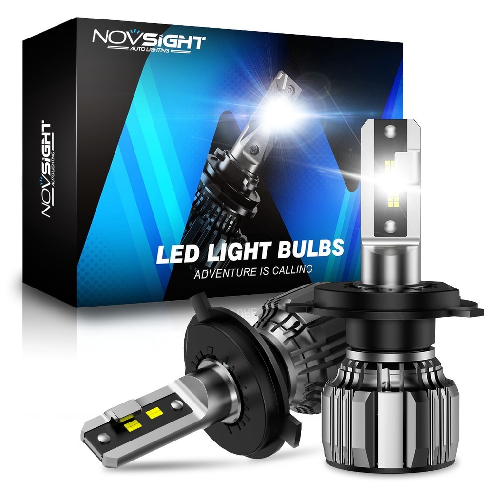 Novsight N71 H4 H7 H11 9005 9006 60W / pair 16000LM LED headlight bulbs ...