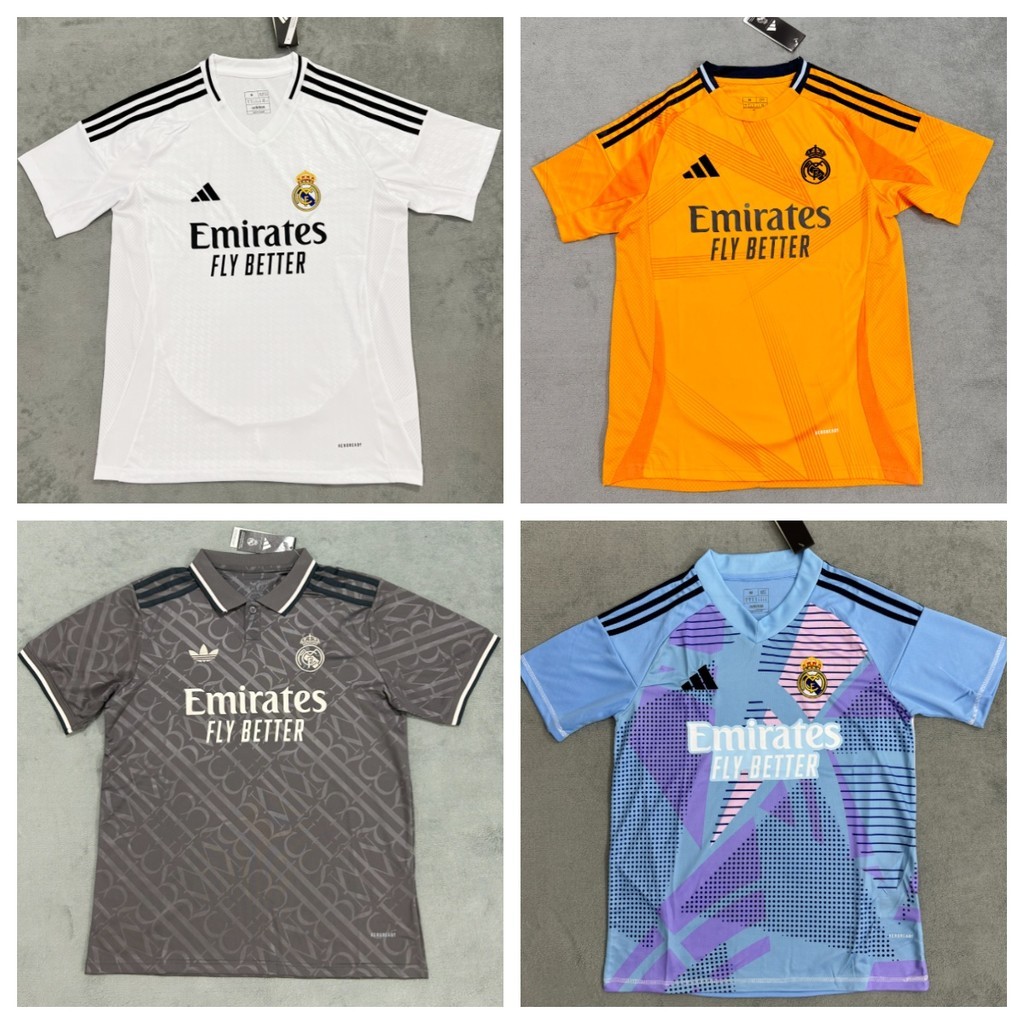 Fan Edition 2024 2025 Madrid RMA Home Away Goalkeeper High Quality Men ...