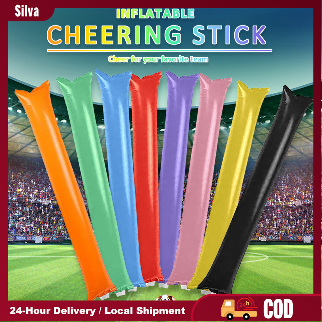 10Pc Cheer Up Stick Inflatable Balloon Clapper Bam Bam Stick Thunder ...