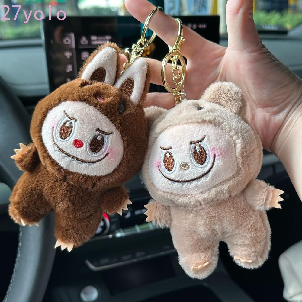 YOLO Labubu Key Ring, PP Cotton Rabbit Cross Dressing Labubu Doll, Cute ...