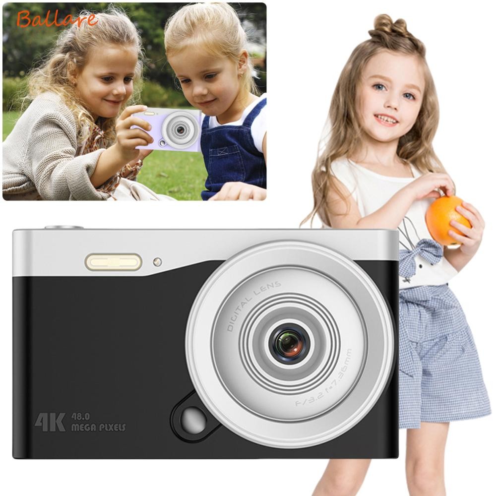 4K Kids Digital Camera 16X Zoom Beginners Vlogging Camera Students ...