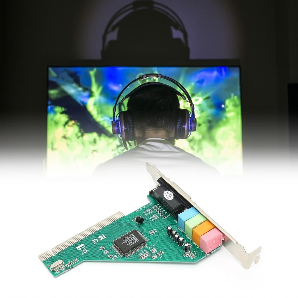 Usihere usb sound cards headphones card speaker PCI Sound Card 120dB ...
