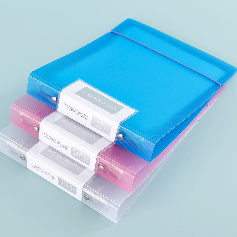 A5 Binder Transparent Interstitial Type HD Information Book 6-Hole ...