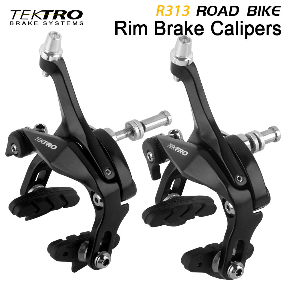 Tektro R313 Road Bike Rim Brakes Speed Bicycle Rim Brake Calipers 39-52mm for up to 28C 25C 23C ...