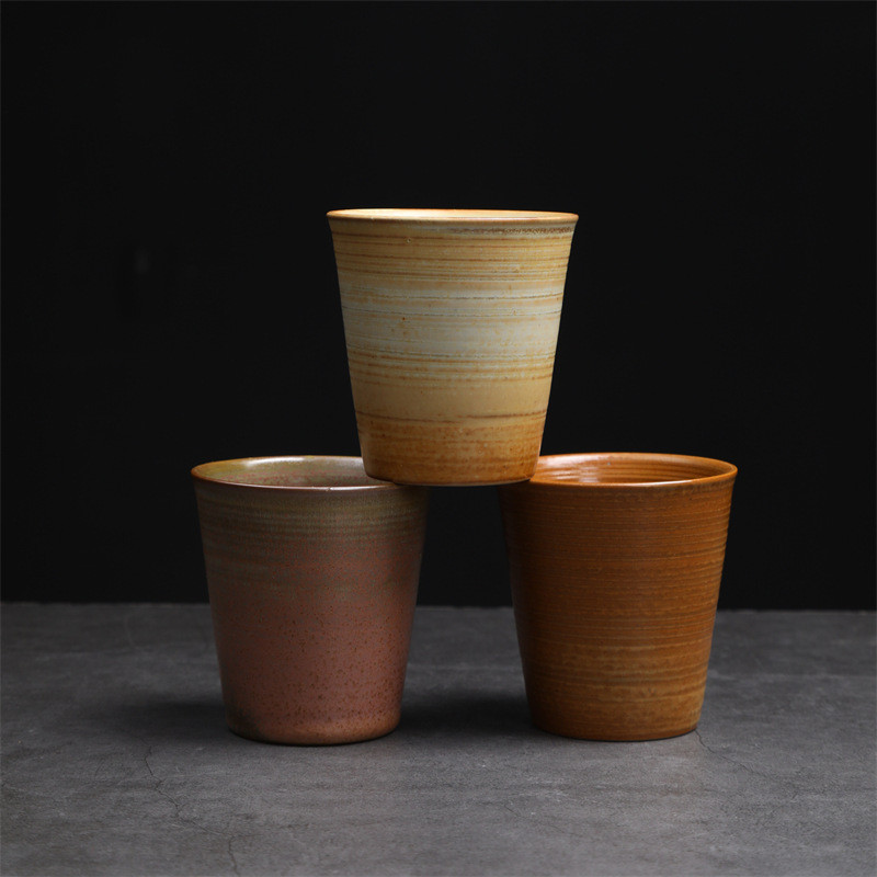 Rough Pottery Ceramic Mug Vintage Coke Mug Handmade Mugs Espresso Mug ...