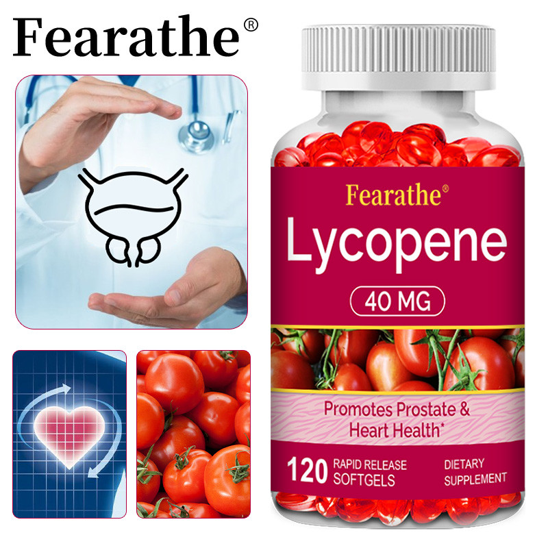 Lycopene 40 mg, Prostate and Heart Health Support Supplement with ...