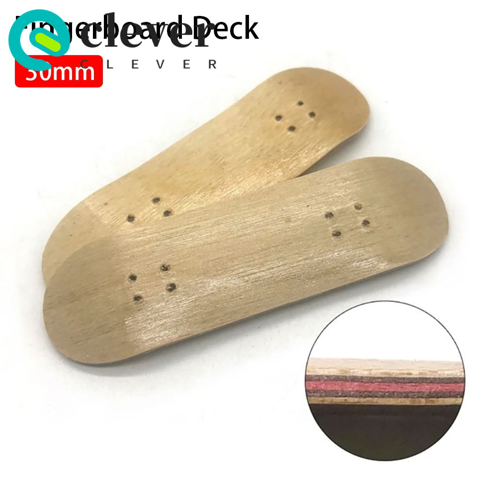 CLEVER 1Pcs Fingerboard Deck, Mini Wooden Finger SkateBoard Parts, 5 ...