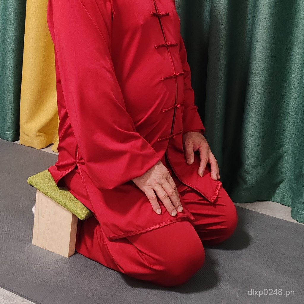 Stool Meditation Folding Stool Kneeling Solid Wood Static Stool9W ...