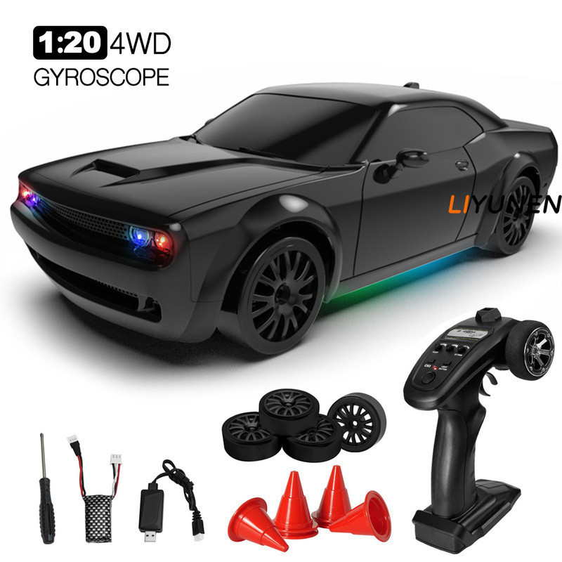 COD Gyro 1/20 4WD Drift Car with Gyroscope Dodge Challenger Model Fully ...