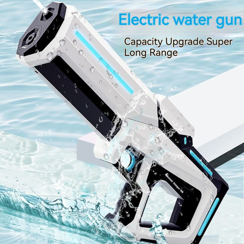 Electric Water Shooter Toy | Rechargeable Splash Blaster w/ Goggles ...